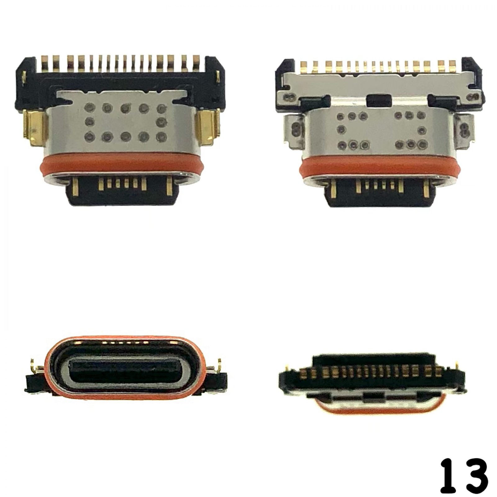 13 Type-C Plug In (1SET 5PCS) Vivo X27/X27 Pro/iQOO Neo/S9S/S5/IQOO Z5 ...