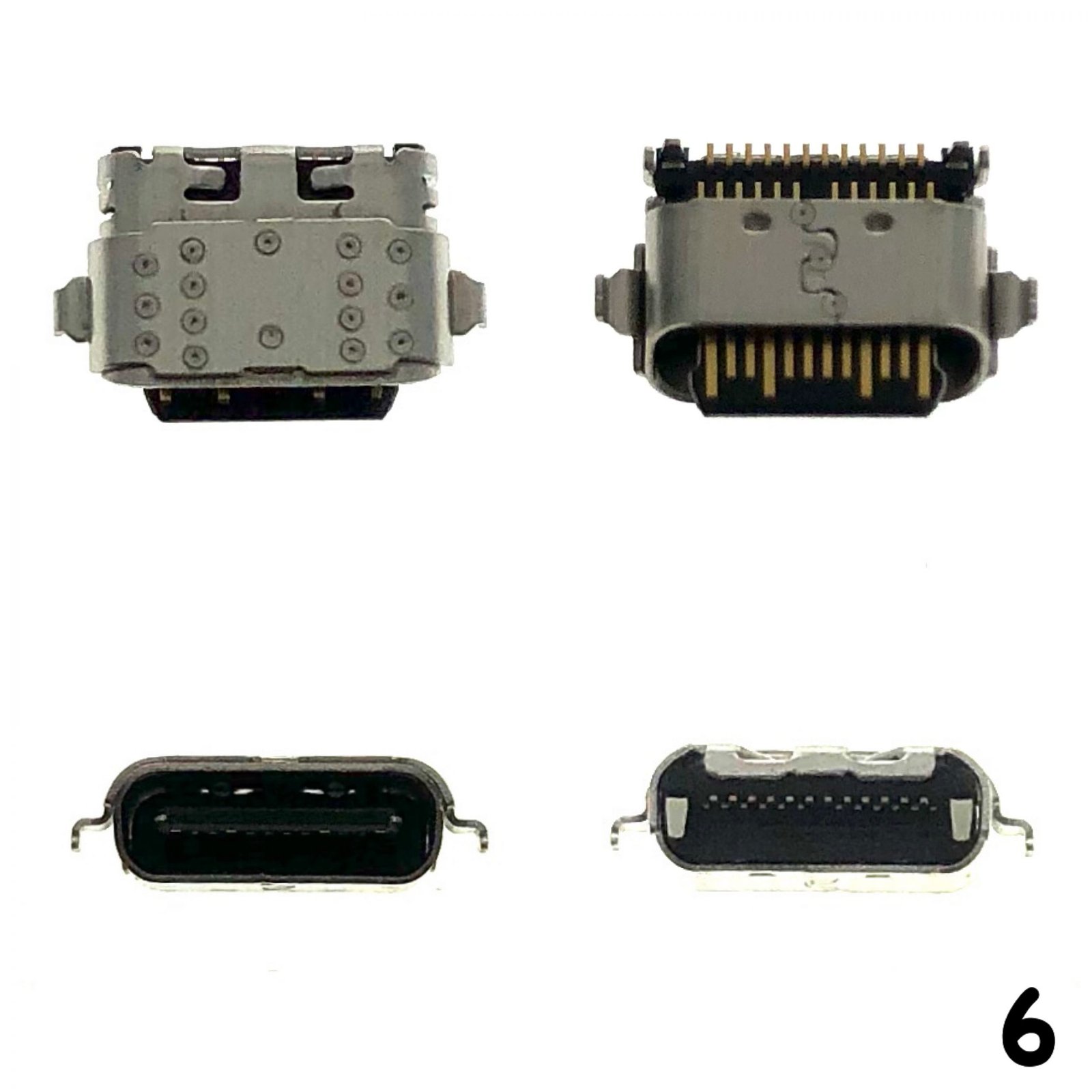 6 Type-C Plug In (1SET 5PCS) Lenovo Z5/Tab P10 10.1″ TB-X705F/Meizu X8 ...