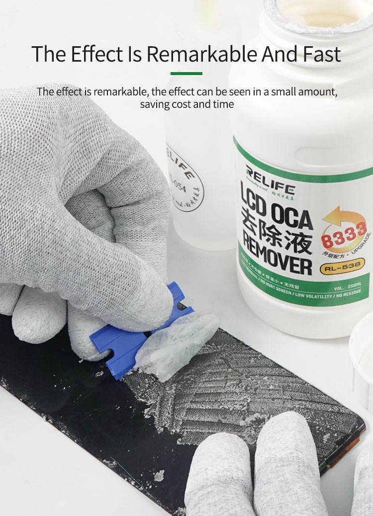SUNSHINE RELIFE RL-538 LCD OCA Remover 8333 250ml – CME Distribution ...