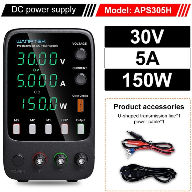 WANPTEK APS305H DC Power Supply (30V 5A) – CME Distribution Sdn Bhd