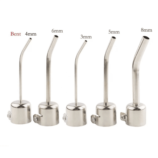 Blower Tips- for QUICK 857DW 1 Set 5 pcs (BENT 3MM,4MM,5MM,6MM,8MM ...