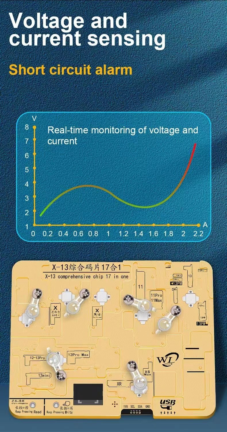WL WANLOONG X-13 Comrehehsive Chip 17 in 1 Chip Programmer – CME ...
