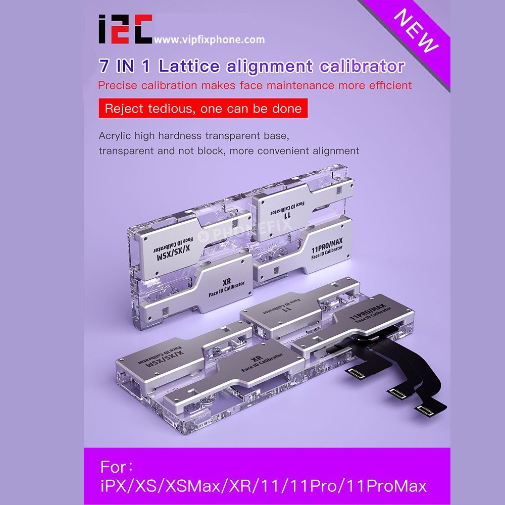 i2C 7in1 DOT Matrix Lattice Alignment Calibrator PHONE X/XS/XR/XS MAX ...
