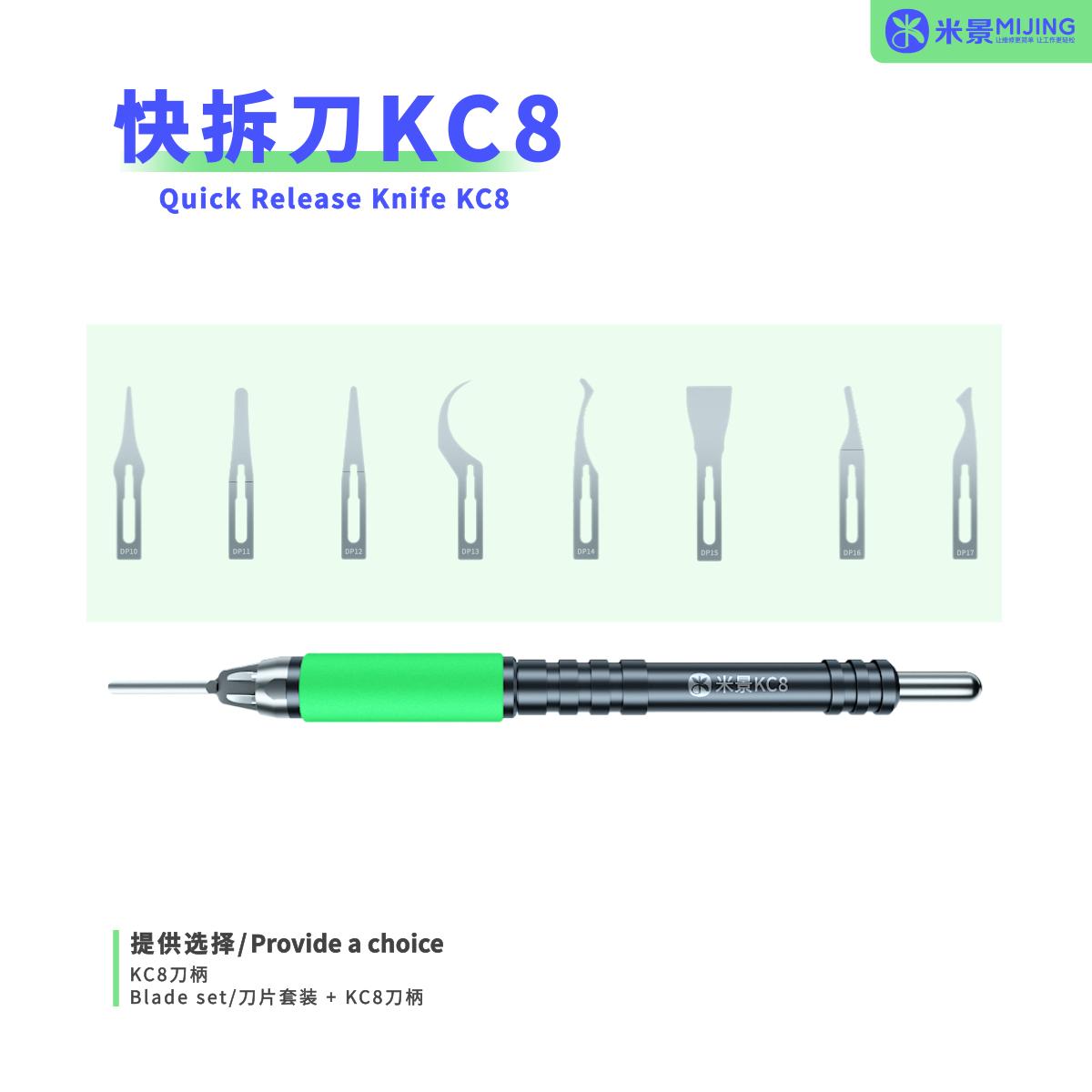 MIJING KC8 Quick Release IC Knife – CME Distribution Sdn Bhd