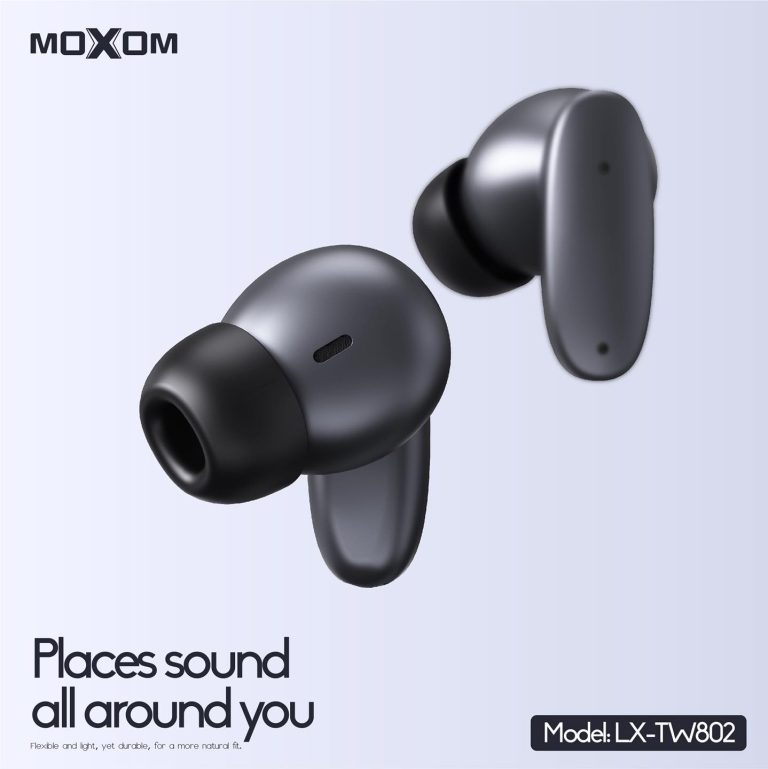 MOXOM LX-TW802 TWS Wireless Earbuds – CME Distribution Sdn Bhd