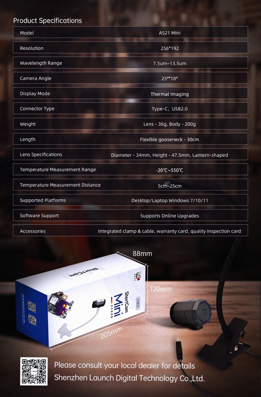 Shortcam Mini OCB Thermal Imaging Camera – CME Distribution Sdn Bhd