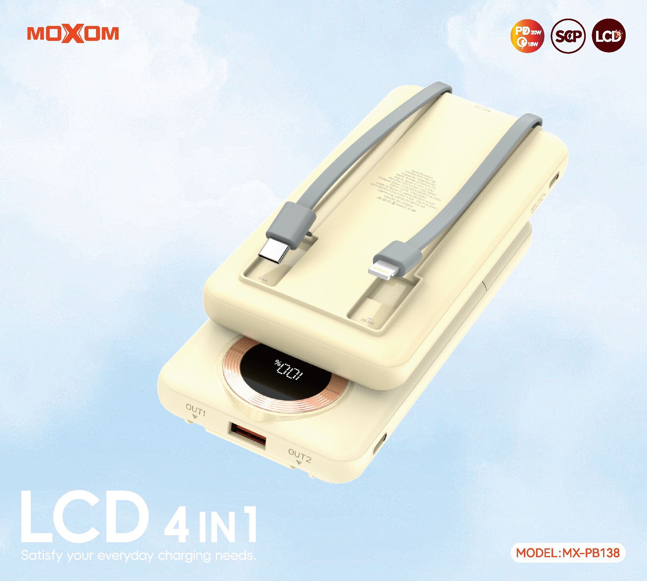 MOXOM MX-PB138 10000mAh Power Bank – CME Distribution Sdn Bhd