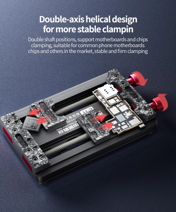 MEGA-IDEA Double Axises Universal Motherboard Repair Clamps Holder ...