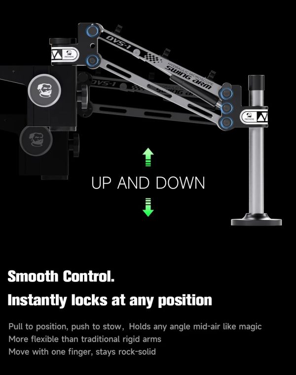 MECHANIC DVS-1 Hydraulic Microscope Swing Arm – CME Distribution Sdn Bhd