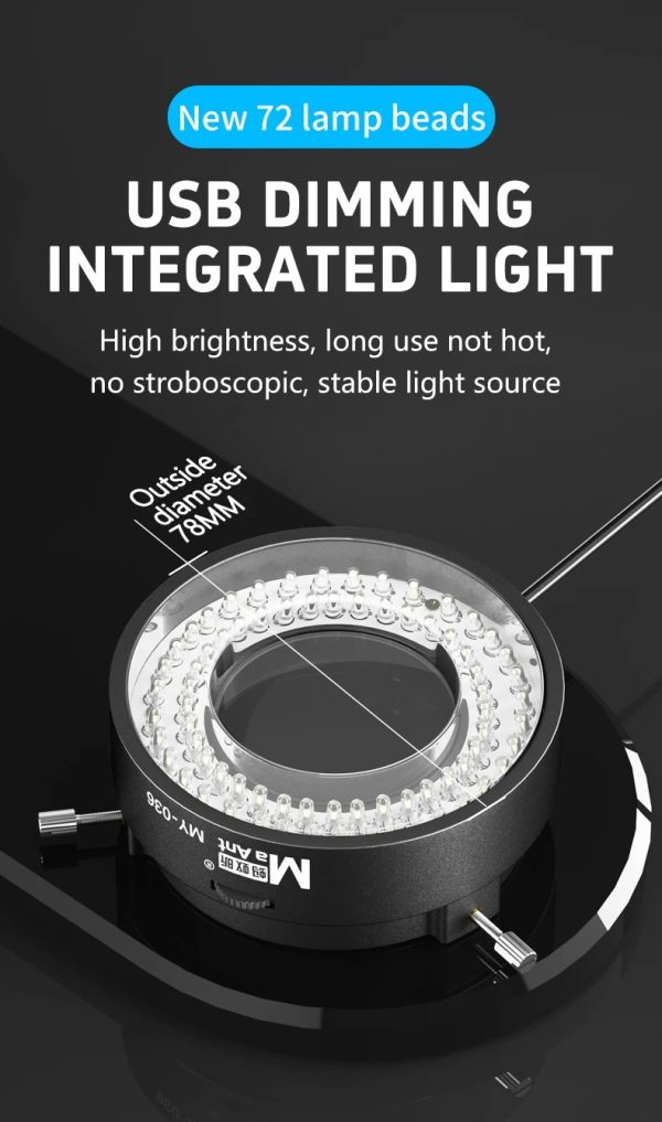 MAANT MY-036 72PCS LED Microscope Dust Prevention – CME Distribution ...