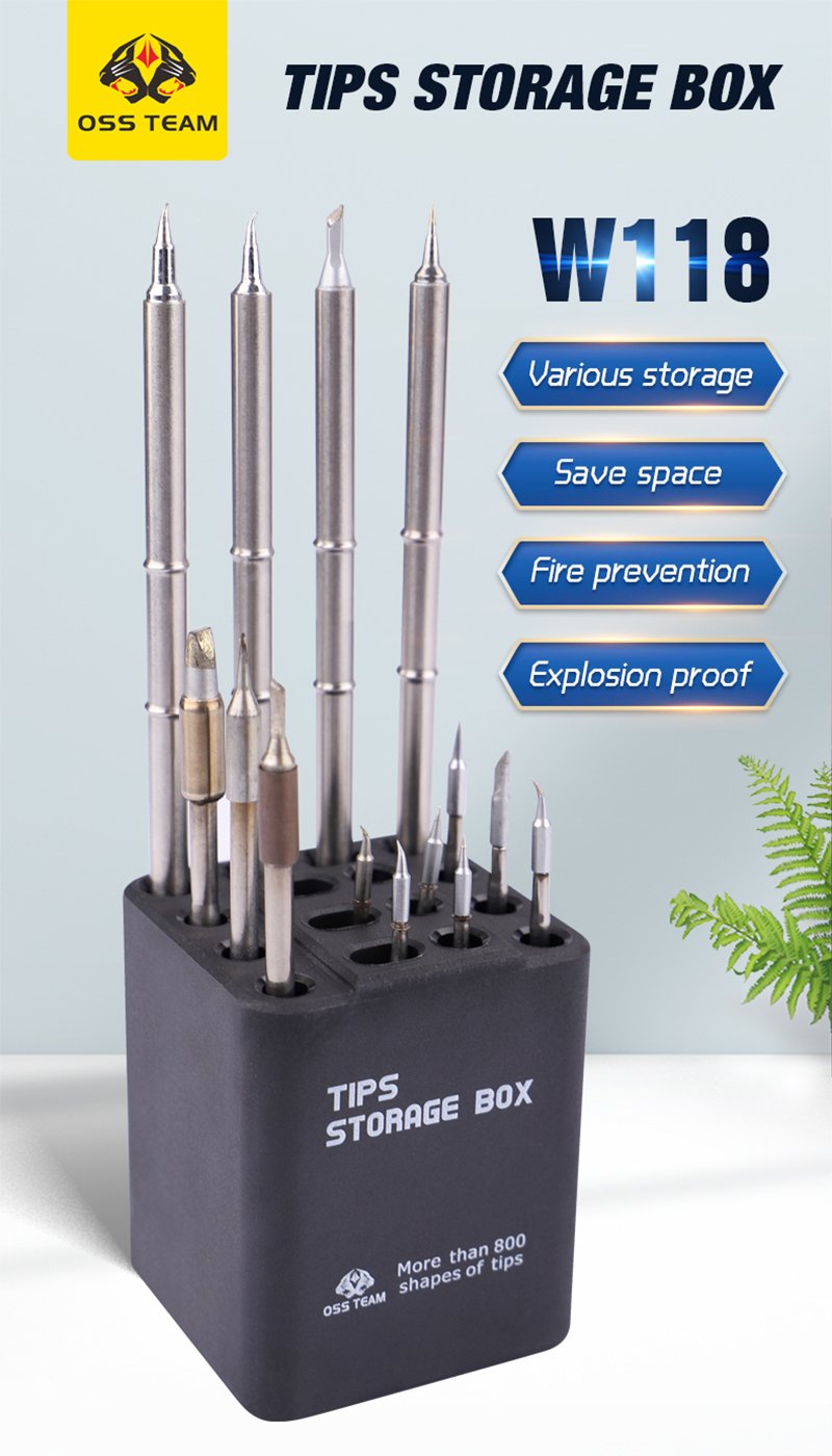 OSS TEAM W118 Soldering Tips Storage Box – CME Distribution Sdn Bhd