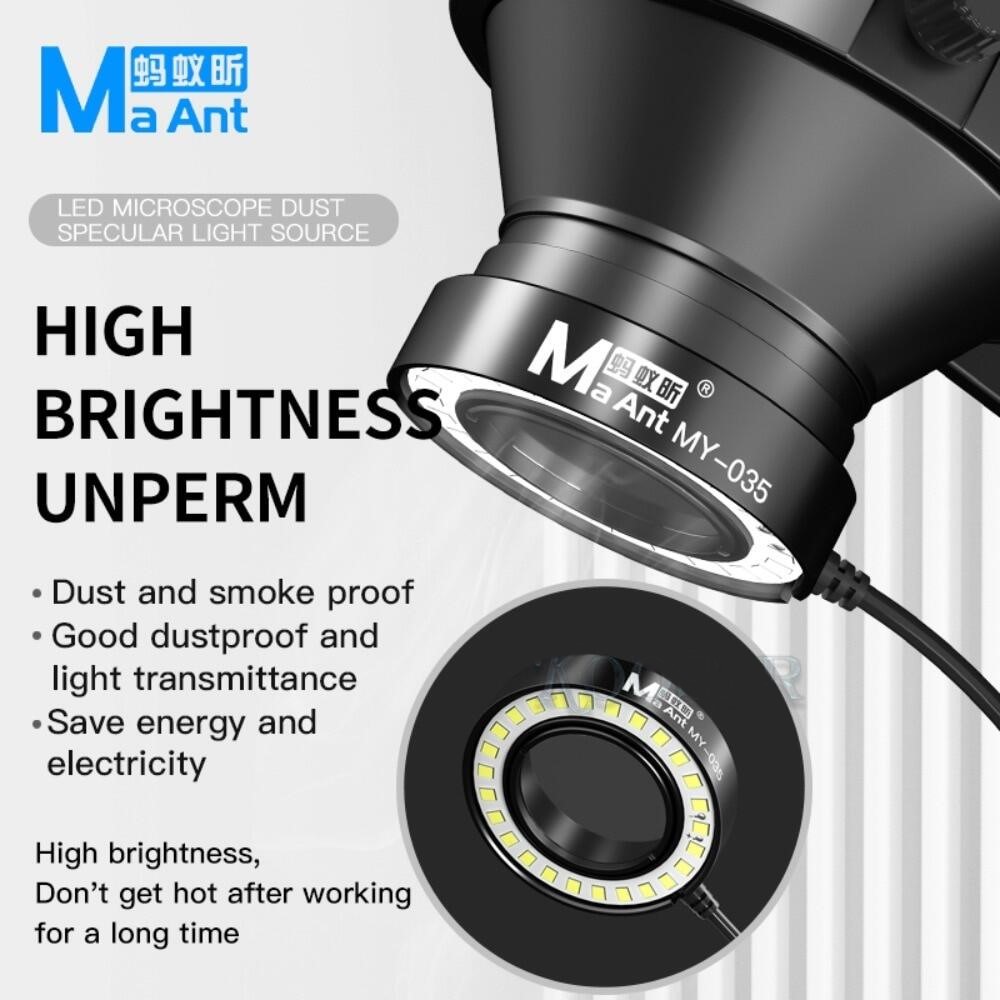 MAANT LED Microscope Dustproof Mirror Light Source – CME Distribution ...