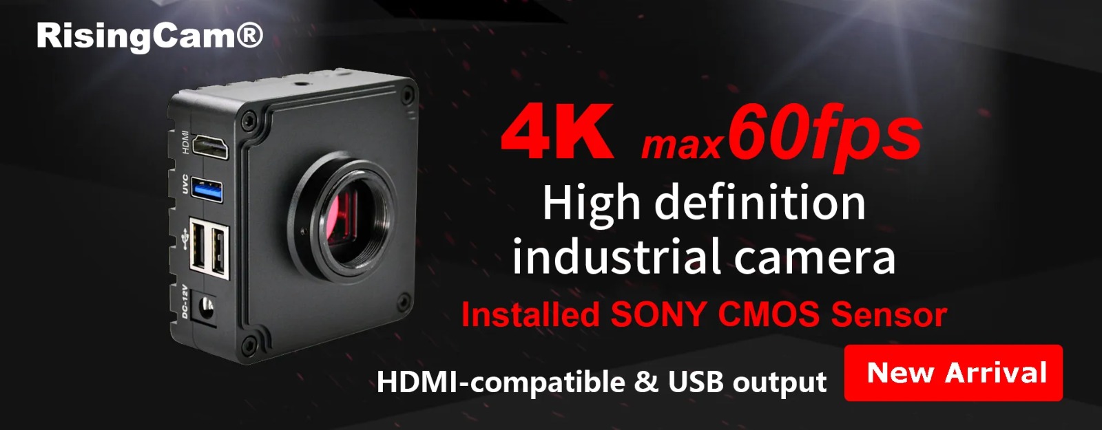 RISINGCAM 4K Ultra HD MAX60FPS Industrial Camera (SONY CMOS SENSOR ...