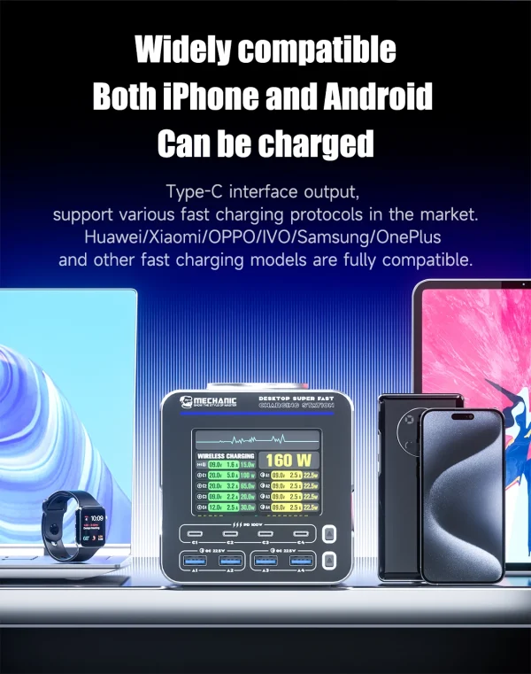 MECHANIC G-POWER 160W Desktop Super Fast Charging Station – CME ...