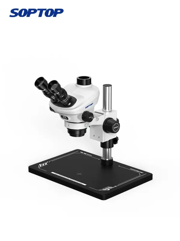 SOPTOP SZM-6565PRO Trinocular Stereo Microscope Zoom 6.5X-65X – CME ...